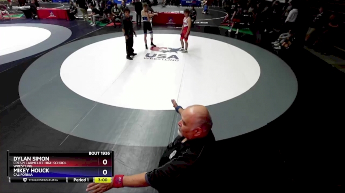 138 lbs Champ. Round 1 - Dylan Simon, Crespi Carmelite High School ...