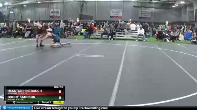 182 lbs Round 2 (4 Team) - Brody Sampson, Iowa Black vs Hesston ...