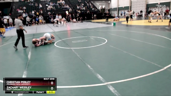 174 lbs Champ. Round 3 - Christian Pebley, Colorado Mesa University vs ...