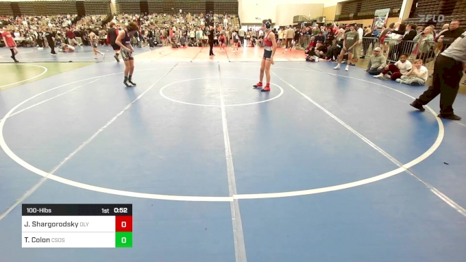 100-H lbs Consi Of 8 #2 - Jonah Shargorodsky, Olympic vs Tony Colon ...