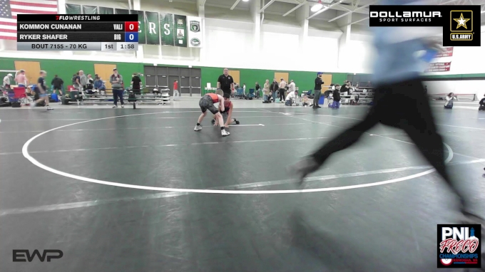 70 kg Rr Rnd 1 - Kommon Cunanan, Valiant Wrestling Club vs Ryker Shafer ...