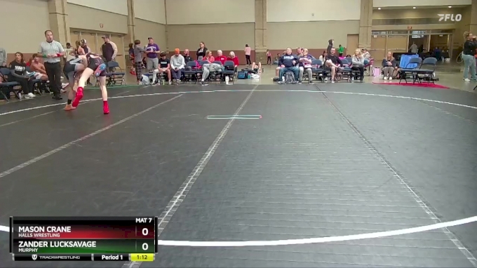105 lbs Quarterfinal - Zander Lucksavage, Murphy vs Mason Crane, Halls ...