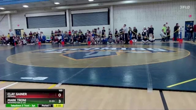 165 lbs 5th Place Match - Mark Troni, Washington & Lee vs Clay Gainer ...