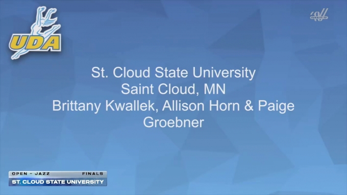 St. Cloud State University [2026 Open - Jazz Finals] 2026 UCA & UDA ...