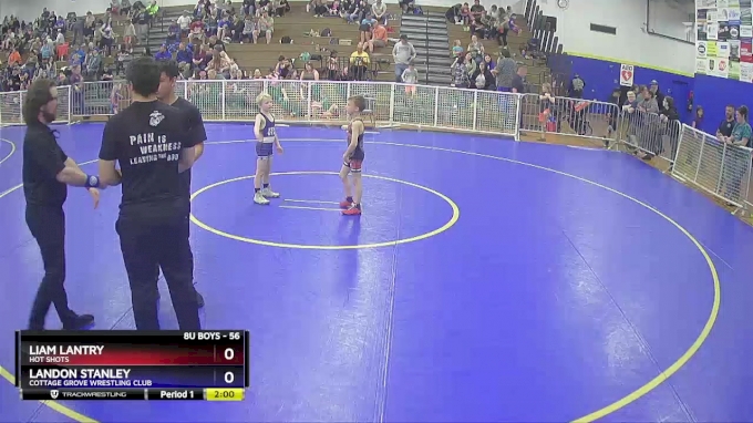 56 lbs Cons. Semi - Liam Lantry, Hot Shots vs Landon Stanley, Cottage ...