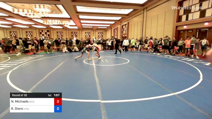 120 kg Round Of 32 - Noah Michaels, New Jersey vs Rafael Otero, Virginia
