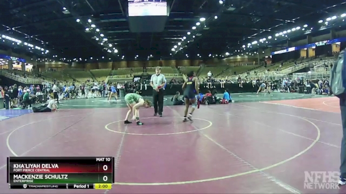 155 lbs Champ. Round 1 - Kha`Liyah Delva, Fort Pierce Central vs ...