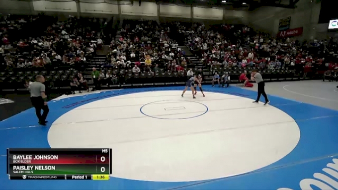 5A 125 lbs Champ. Round 1 - Paisley Nelson, Salem Hills vs Baylee ...