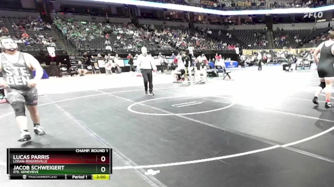 285 Class 2 lbs Champ. Round 1 - Jacob Schweigert, Ste. Genevieve vs ...