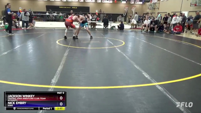 190 lbs Champ. Round 1 - Jackson Winkey, Central Iowa Wrestling Club ...