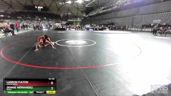 1A 113 lbs 5th Place Match - Landon Fulton, Castle Rock vs Dennis ...