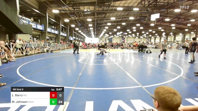 95 lbs Rr Rnd 3 - Logan Barry, Mayo Quanchi vs Michael Johnson, Micky's ...