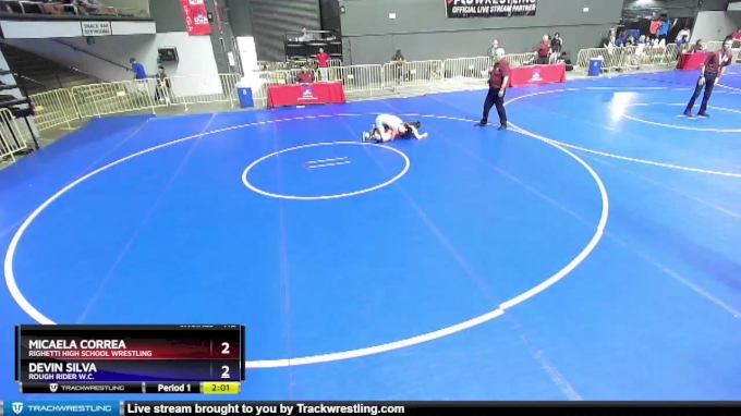 112 lbs Champ. Round 1 - Micaela Correa, Righetti High School Wrestling ...
