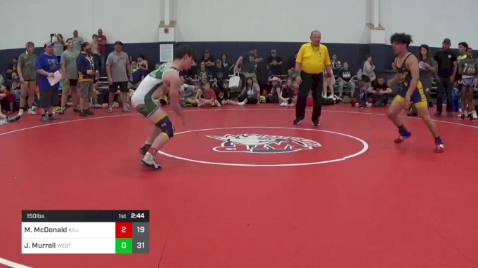 150 lbs Final - Matthew McDonald, Killer Elite vs Jordan Murrell, West ...