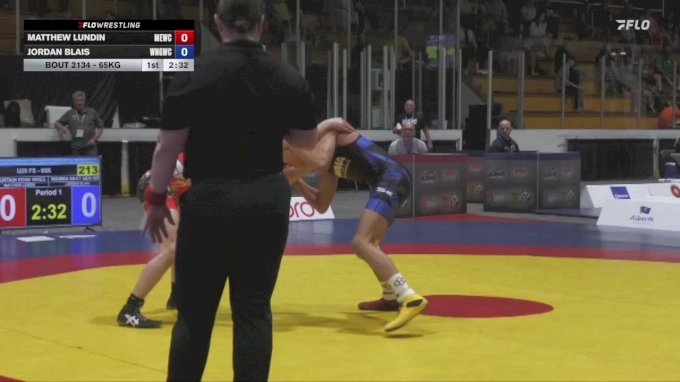 65kg Cons. Round 3 - Matthew Lundin, Mountain Edge Wrestling Club vs ...