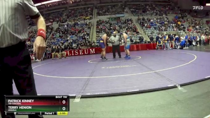 285 lbs Champ. Round 1 - Terry Henion, Angola vs Patrick Kinney, Tri ...