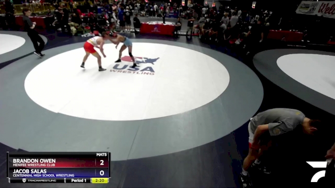 144 lbs Cons. Round 7 - Brandon Owen, Menifee Wrestling Club vs Jacob ...
