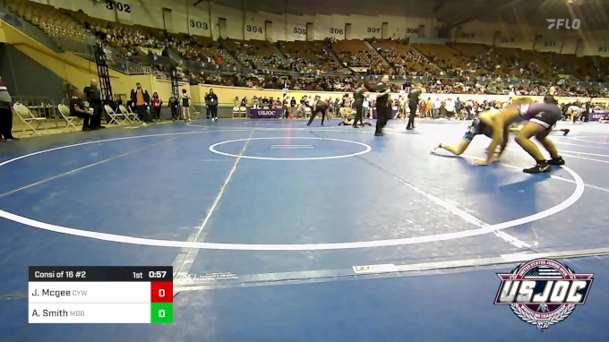 155 lbs Consi Of 16 #2 - Jakobi Mcgee, Coweta Tiger Wrestling vs ...