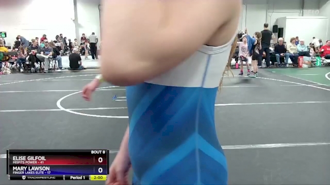 110 lbs Round 3 (6 Team) - Emily Kivler, Misfits Power vs Holly ...