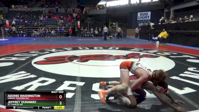 80 lbs Cons. Round 4 - Jeffrey Dunaway, St. Charles WC vs Adonis ...