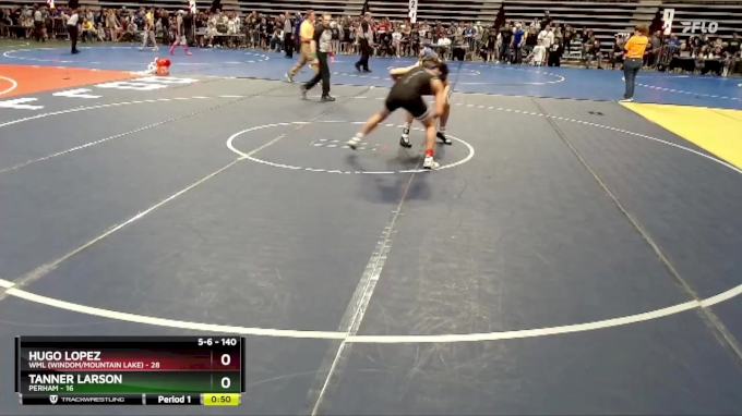 140 lbs 1st Place Match - Hugo Lopez, WML (Windom/Mountain Lake) vs ...
