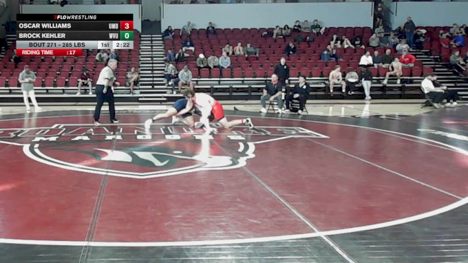 285 lbs Quarterfinal - Oscar Williams, Maryland vs Brock Kehler, West ...