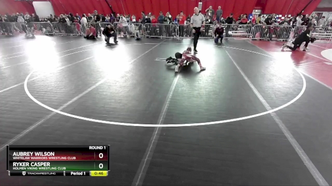 75-82 lbs Round 1 - Aubrey Wilson, Whitelaw Warriors Wrestling Club vs ...
