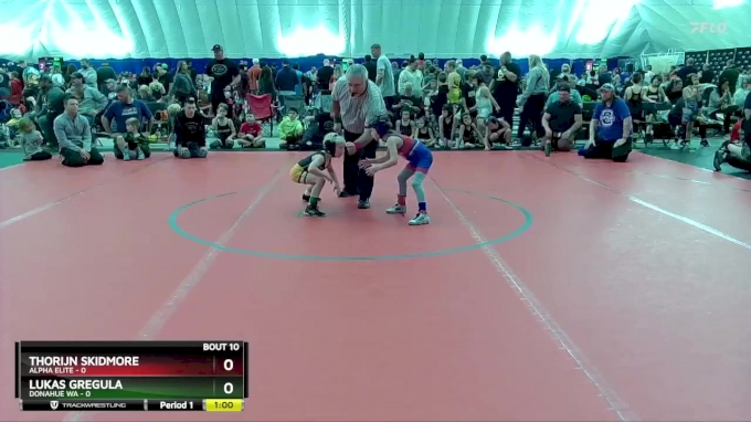 40 lbs Round 3 (8 Team) - Lukas Gregula, Donahue WA vs Thorijn Skidmore ...