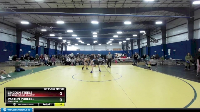 125 lbs 1st Place Match - Paxton Purcell, Team Real Life vs Lincoln ...