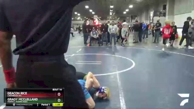 81 lbs Champ. Round 2 - Grady McClelland, Howell Hurricanes vs Deacon ...