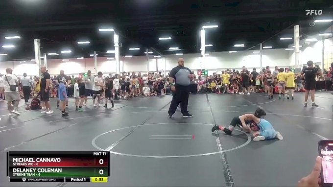 52 lbs Round 2 (4 Team) - Delaney Coleman, Xtreme Team vs Michael ...