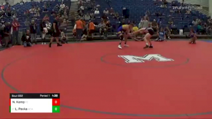 129 lbs Cons. Round 3 - Layne Pavka, Angola Elite Wrestling vs Nate ...