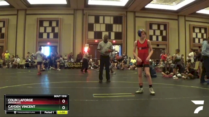 92 lbs Quarterfinal - Colin LaForge, Dragon RTC vs Cayden Vincent ...
