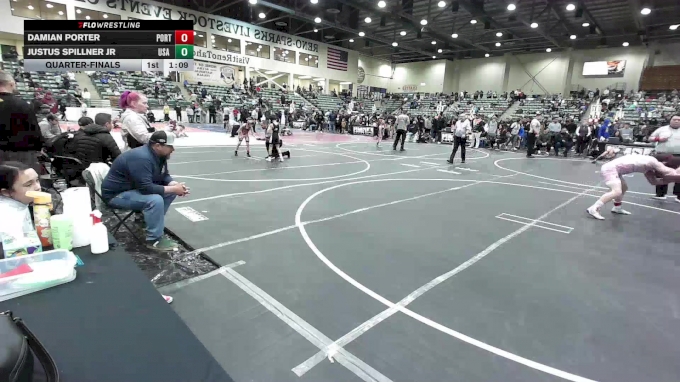 165 lbs Quarterfinal - Damian Porter, Porter House vs Justus Spillner ...