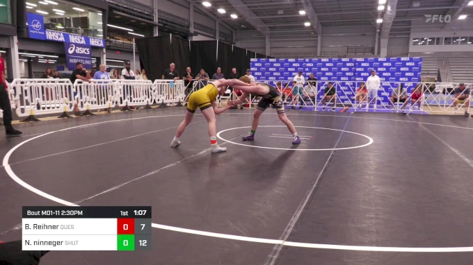 138 lbs Final - Blake Reihner, Quest School Of Wrestling Gold vs Noah ...