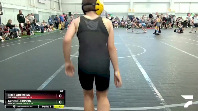 88 lbs Round 1 (8 Team) - Colt Aberegg, The Wrestling Mill vs Ayden ...