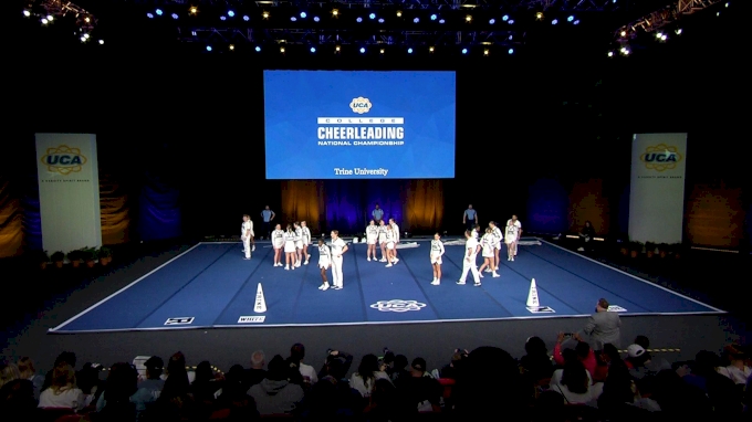 Trine University [2023 Open Small Coed Cheer Semis] 2023 UCA & UDA ...