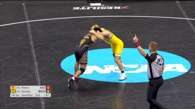 149 lb Semifinal, Austin Gomez, Michigan vs Kyle Parco, Arizona State