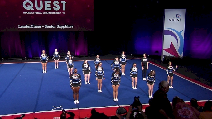 LeaderCheer - Senior Sapphires [2022 L3 Performance Rec - 8-18 (NON) - Small Finals] 2022 The Quest