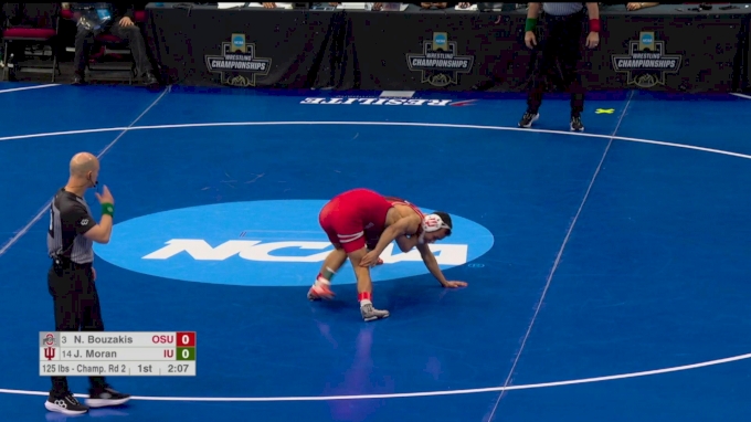 125 lb R16, Jacob Moran, Indiana vs Nic Bouzakis, Ohio State