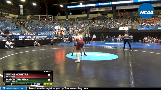197 lbs Prelim Round 1 - Wayne McIntyre, Kutztown vs Mason Christian ...