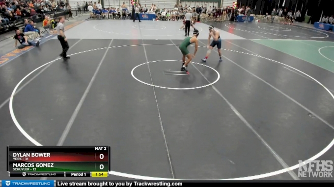 Dylan Bower (York) over Marcos Gomez (Schuyler)