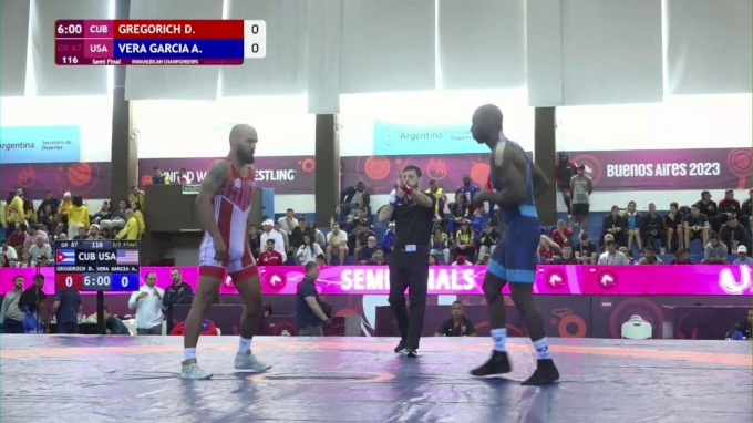 87 kg Semifinal - Alan Vera, USA vs Daniel Gregorich, CUB