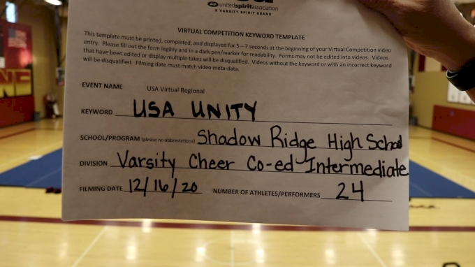 Shadow Ridge High School Surprise [Coed Varsity Show Cheer Intermediate ...
