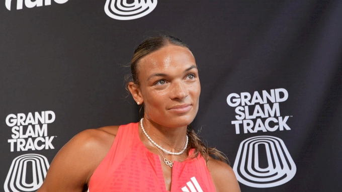 Anna Hall After Third-Place Performance In 400m Hurdles At Grand Slam ...