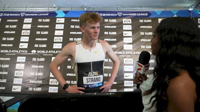 Ethan Strand After Winning Pro Debut at Pre Classic