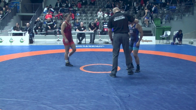 62kg Round 1: Kayla Miracle, USA vs Mallory Velte, USA