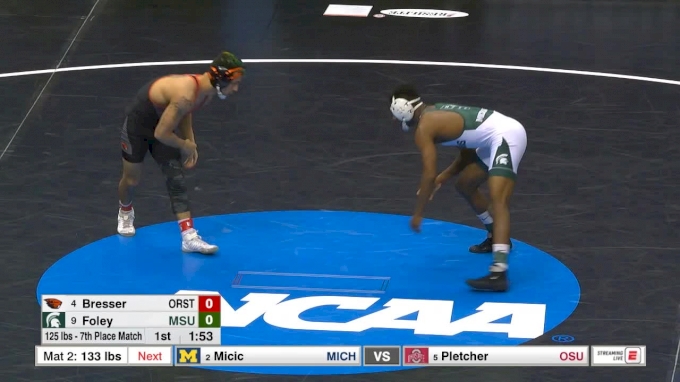 125 7th, Ronnie Bresser, Oregon State vs Rayvon Foley, MSU