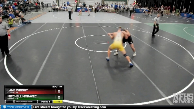 Lane Wright (Cozad) over Mitchell Moravec (Gering)