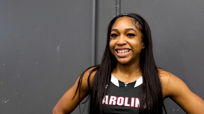 South Carolina Freshman JaMeesia Ford Wins Women's 200m At SEC Indoor ...